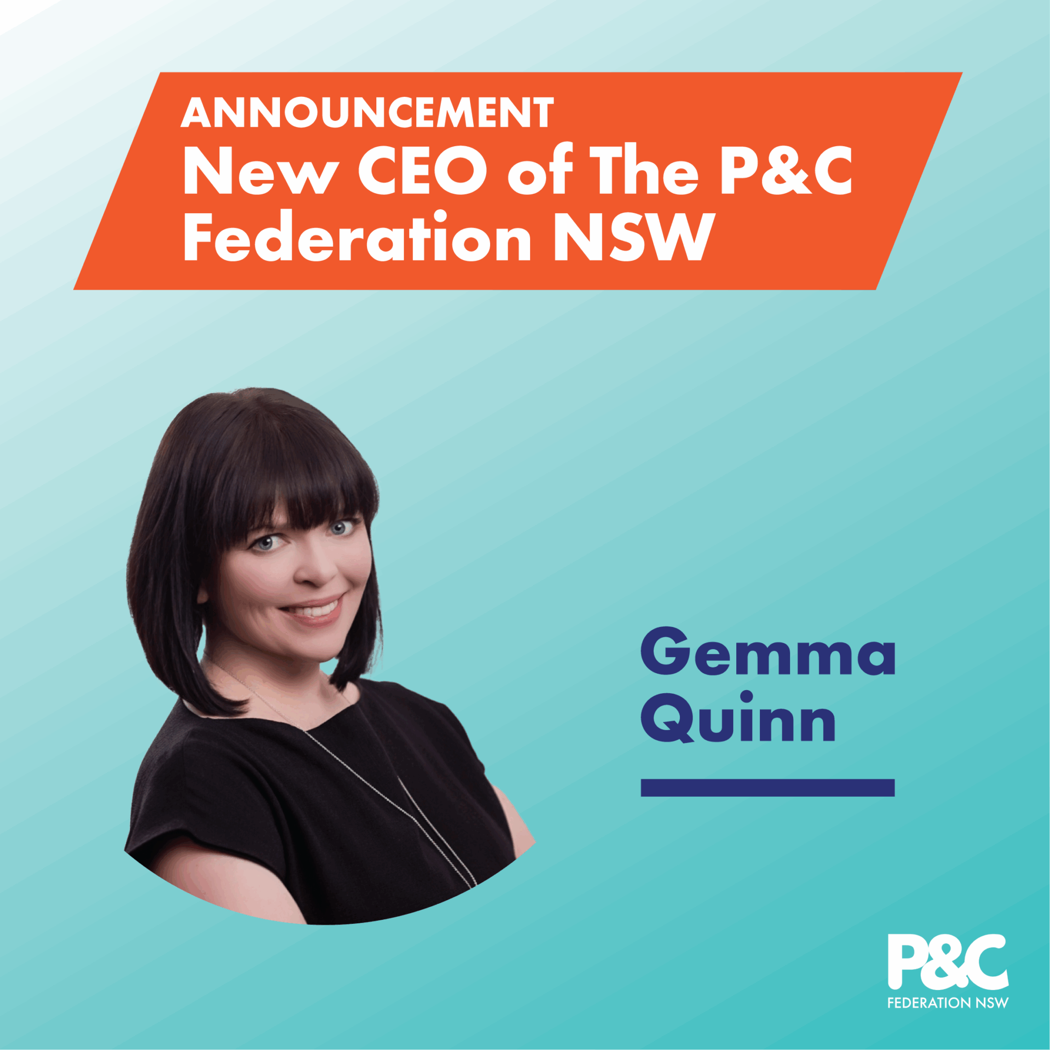 Announcement: New CEO of The P&C Federation of NSW, Gemma Quinn - P&C ...